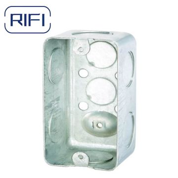 Quality Single Gang Electrical Conduit Boxes 2"X4" EMT Conduit Junction Box for sale