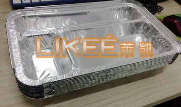 Quality Odorless Food Packaging Aluminium Foil Container 100% Recyclable for sale
