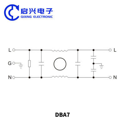 Quality DEA4 Insert Single Phase EMI Filter 1500VDC Line/Line for sale