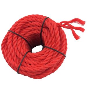 Quality 3 Strands Twisted PE PP Nylon Packaging Rope for Secure Fastening for sale