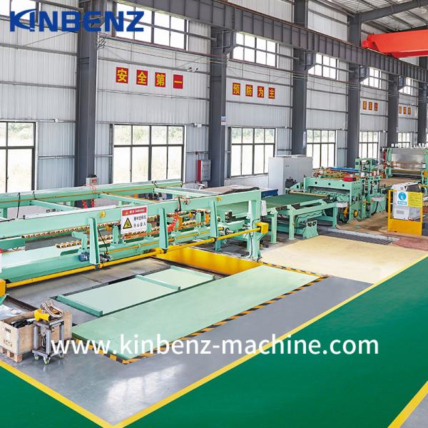 Quality Automatic Stacker Coil Cutting Machine Flying Shear Cut To Length Line for sale