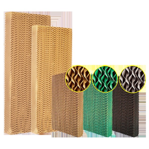 Quality Honeycomb Cardboard Livestock Barn Ventilation Evaporative Cooler Pads for sale