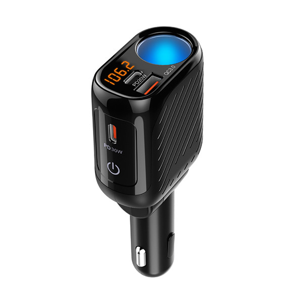 Quality YANTU L03 120W Car Charger Dual USB QC PD Voltage Monitoring for Maximum Charging Power for sale