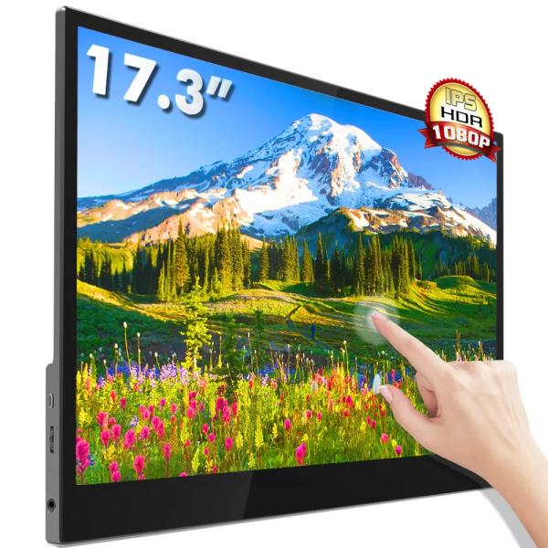 Quality FHD 17.3inch 1920 X 1080 Usb Double Sided External Touch Screen Monitor For for sale