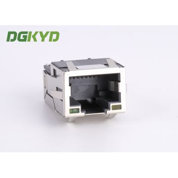 Quality SMT Sinking Below PCB 1000BASE Integrated Magnetics Rj45 Network Jack For for sale
