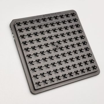 Quality Customized 2”VCM IC Chip Tray die pack For Small Particle Chips for sale