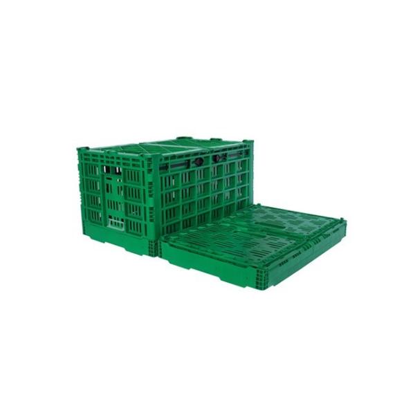 Quality 3.4kg 100% Virgin PP Heavy Duty Fruit And Vegetable Plastic Crates for sale