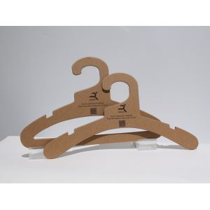 Quality Eco-Friendly Paper Hanger for Sustainable Apparel Packaging for sale