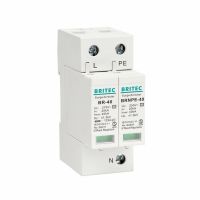 Quality BR-40 1P+1 40kA Singel Phase Type 2 Surge Protection Device for electrical equipment surge arrester spd for sale