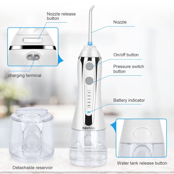 Quality Oral Irrigator Factory Wholesale water flosser for teeth Cleaning nozzle tips for sale
