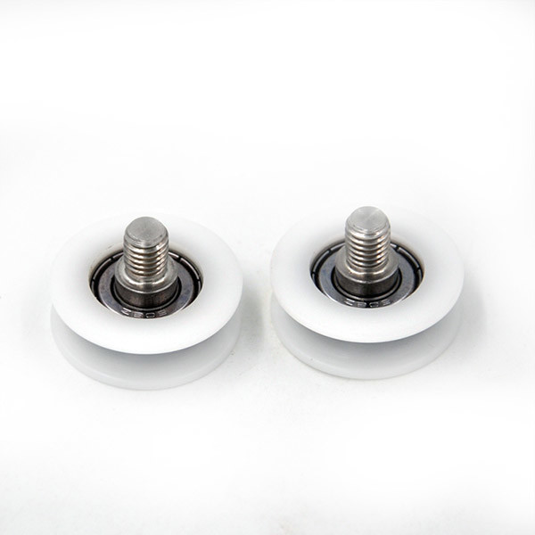 Quality Threaded POM Bearings Rollers U Grooved 7mm Plastic Ball Bearings for sale