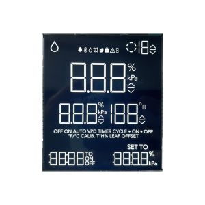 Quality Custom White Backlight Screen Digital Thermostat LCD Display VA Seven Segment for sale