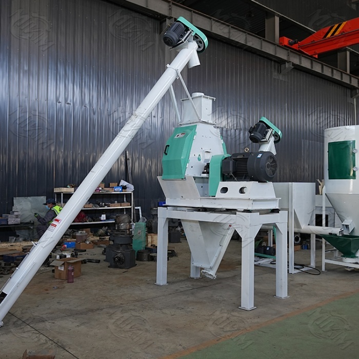 Animal Feed Chicken Pig Poultry Feed Processing Machines Mill Pelletizer Roller Machines