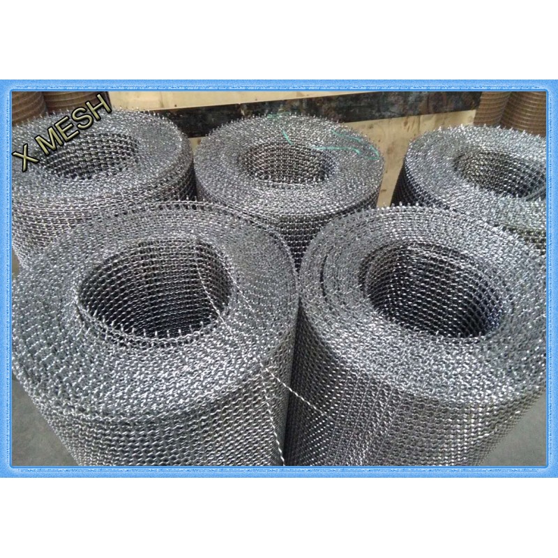 aluminum crimped wire mesh