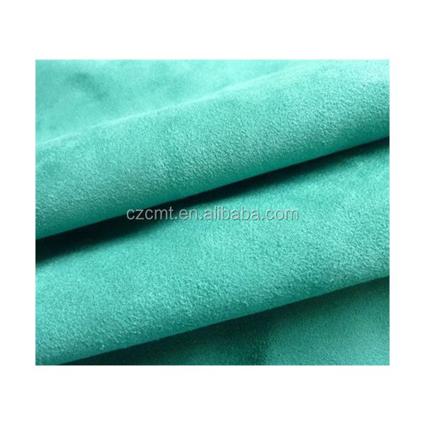 Quality Plain Style 100% Polyester Microfiber Suede Fabric for Shoes for sale