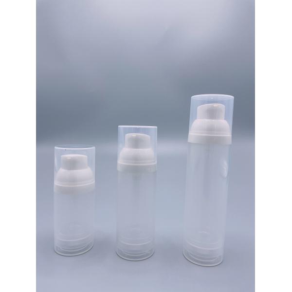 Quality Recycled Screw PP Airless Pump Bottles 50ml 100ml 150ml for sale