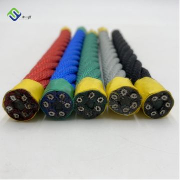 Quality UV Resistant Combination Wire Rope 6 Strand 16mm Polyester Customized for sale