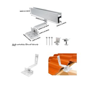 Quality OEM Service Photovoltaic Shingle Roof Solar Hook with 60m/s Wind Load and for sale