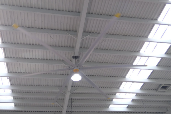 1.5kw Cooling Air Cooler Hvls Industrial Ceiling Fan with Permanent Magnet Electric Motor for Factory Public Place