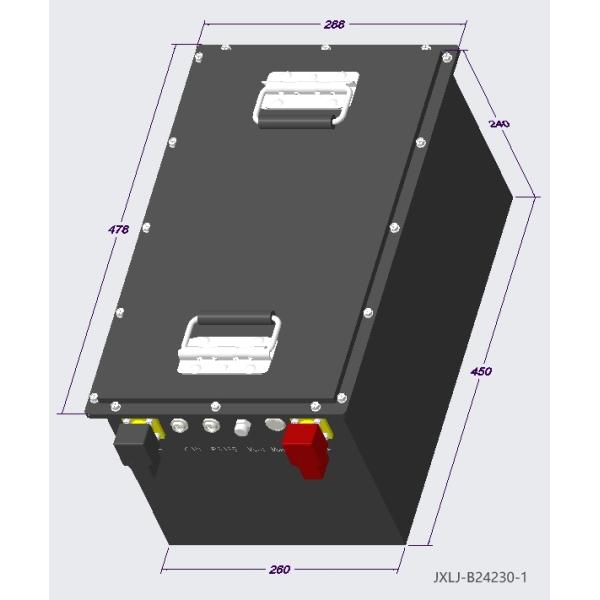 Quality High-Capacity 24V 230Ah Battery for Sweepers Reliable Power Output for sale