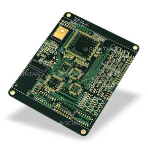 Quality High Density Interconnect PCB Green Oil Solder Mask Miniaturization Design for sale