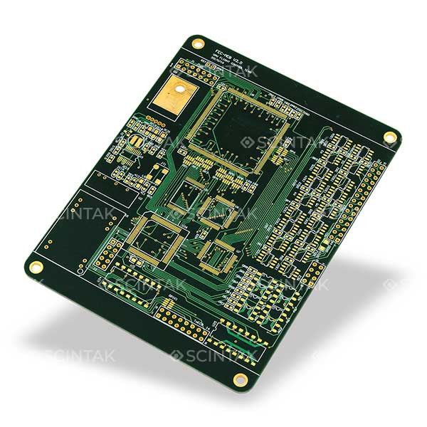 Quality High Density Interconnect PCB Green Oil Solder Mask Miniaturization Design for sale