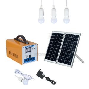 Quality 300W Home Solar Energy System Generator Solar Lighting Kit Pure Sine Wave for sale