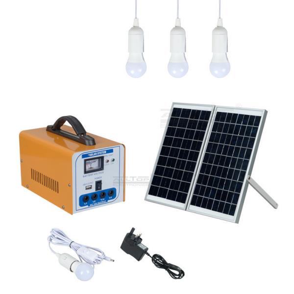 Quality 300W Home Solar Energy System Generator Solar Lighting Kit Pure Sine Wave for sale