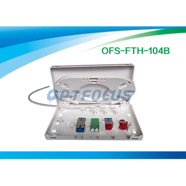 Quality Small Wall Mount Fiber Termination Box 4 Core Lightweight 225×125×40 mm for sale
