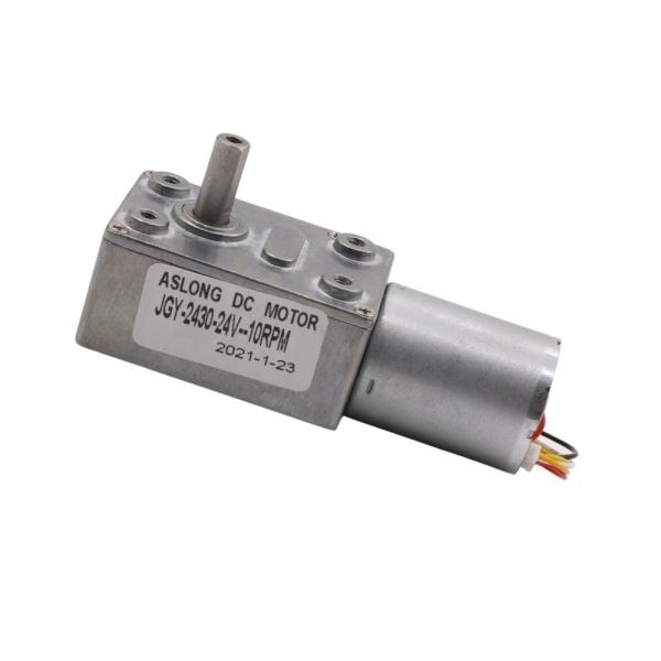 Quality 100rpm 12V 24V Worm BLDC Brushless DC Gear Motor With Encoder for sale