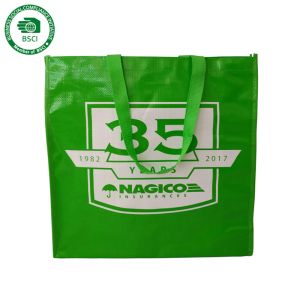 Quality Tile Plastic 70gsm 30x12x39.5cm CMKY Polypropylene Woven Bag for sale