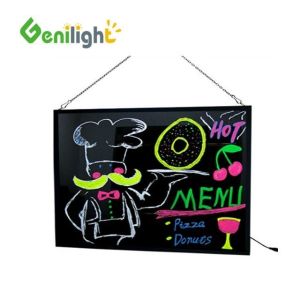Quality Changeable Sign Writing Board with Customizable RGB SMD5050 LED Strip and DC12V for sale