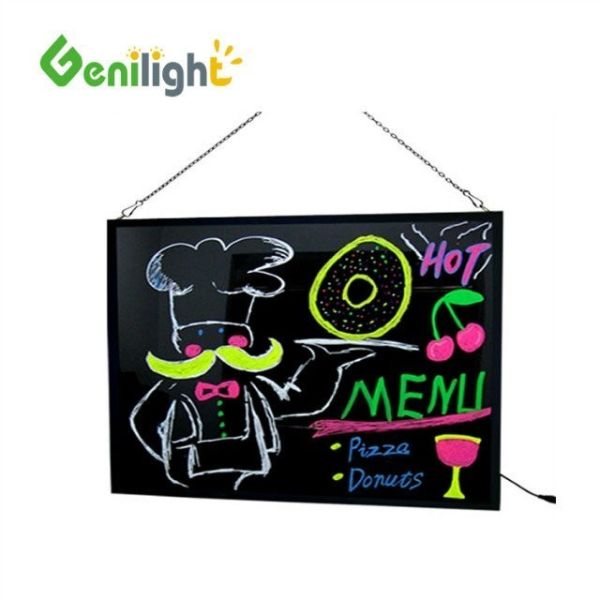 Quality Changeable Sign Writing Board with Customizable RGB SMD5050 LED Strip and DC12V Output for sale