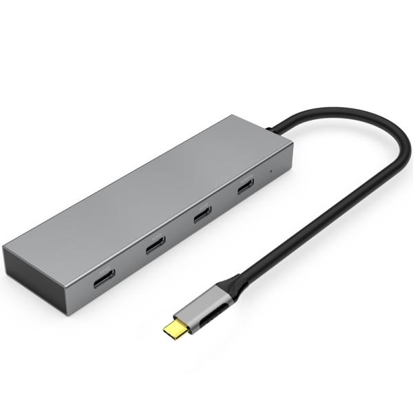 Quality USB3.2 Gen 2 10Gbps HUB 4Ports USB TYPE-C PD Charging For Laptop Powered USB Hub Manufacturer China for sale