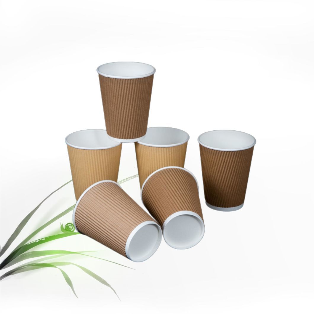 Professional Supply High Quanlity Disposable Takeout Double Wall Coffee 8 Oz Disposable Paper Cup