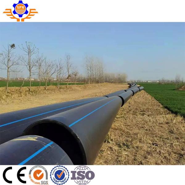 Quality 75-160MM Automatic PE Pipe Making Machine Single Screw Plastic Pipe Extrusion for sale