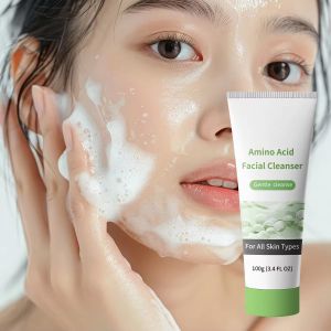 Quality Oil Control Refresh Face Wash Acne Clearing Amino Acid Oily Skin Facial Cleanser for sale