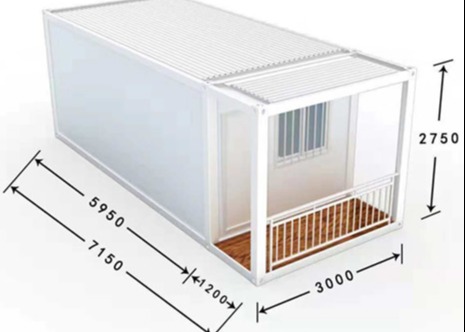 Quality ISO Family Fireproof Flat Pack Container House for sale