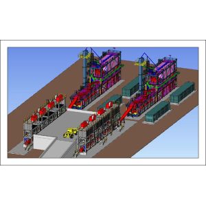 Quality Aotumatic 420000 TPY Clinker Silo Cement Plant for sale
