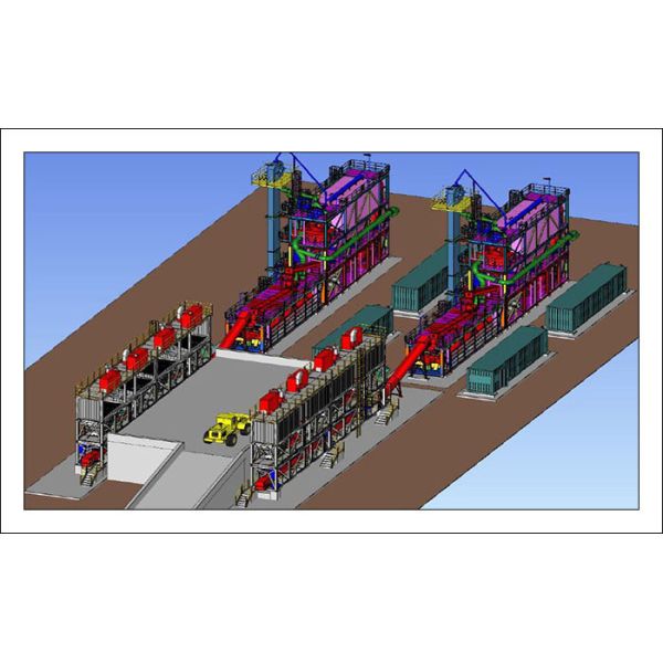 Quality Aotumatic 420000 TPY Clinker Silo Cement Plant for sale