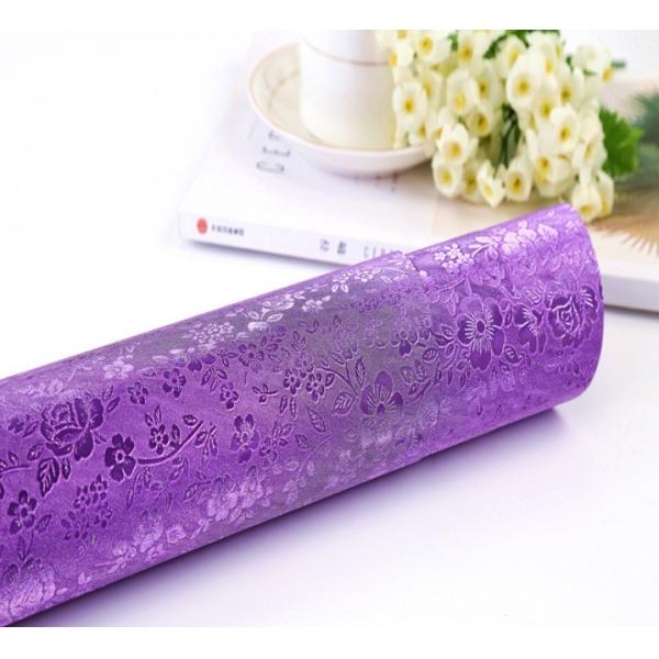 Quality Hot Lamination 500m Purple Sparkle Metalized Film For Paper for sale