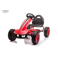 Quality 122*60*60CM Kids Go Karts Eva Wheel Plastic Pedal Go Kart 30kg for sale