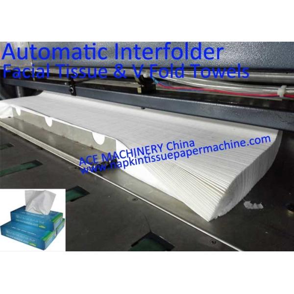 Quality Automatic Laminated Facial Tissue Machine , Laminated V Fold Hand Towel Machine for sale