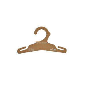 Quality Biodegradable FSC Certified Cardboard Underwear Hangers with Glossy Lamination for sale