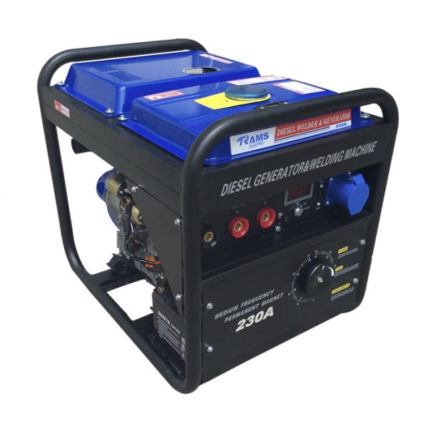 Quality PMG Diesel Powered Welder Electric Start DC 1.6kw welding dg set for sale