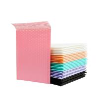 Quality Gravure Printing Pink Printed Poly Bubble Mailers Bags 140g Thickening for sale