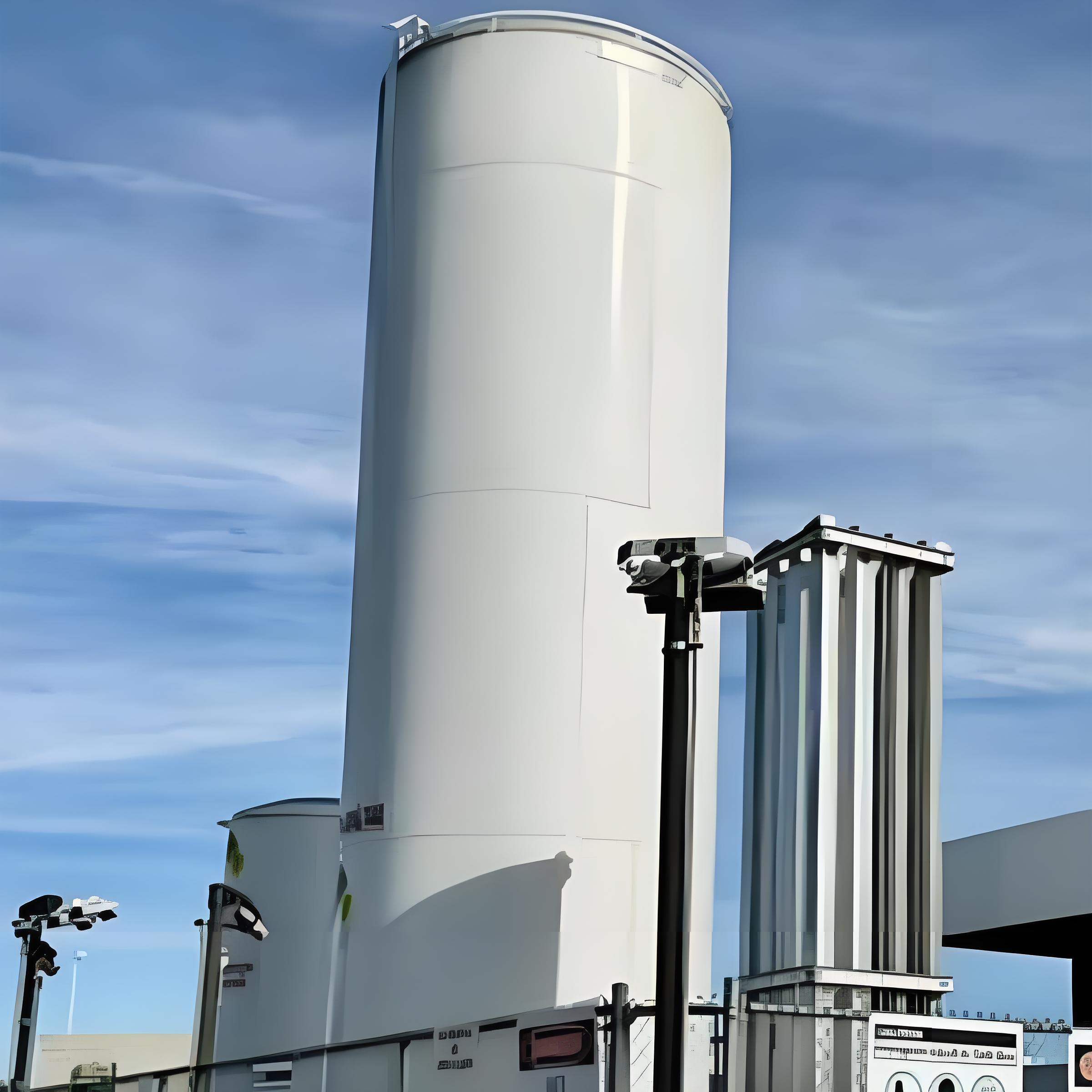 vertical cryogenic storage tank