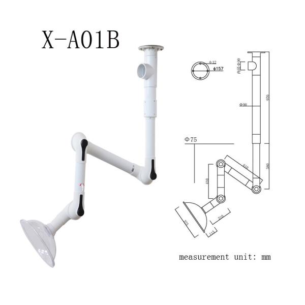 Quality Anticorrosive Plastic Lab Hood with Easy Operation PP Universal Fume Extraction for sale