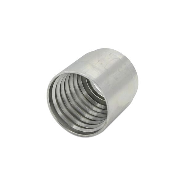 Quality Silver / Golden Hydraulic Hose Fitting , Hydraulic Pipe Fittings Galvanized Zinc for sale