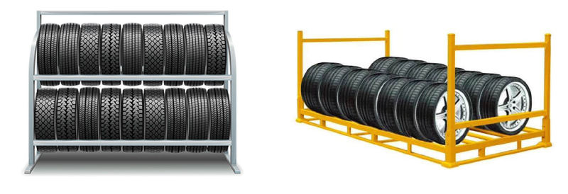 Pallet Stacking Rack For Tire Warehouse Storage
